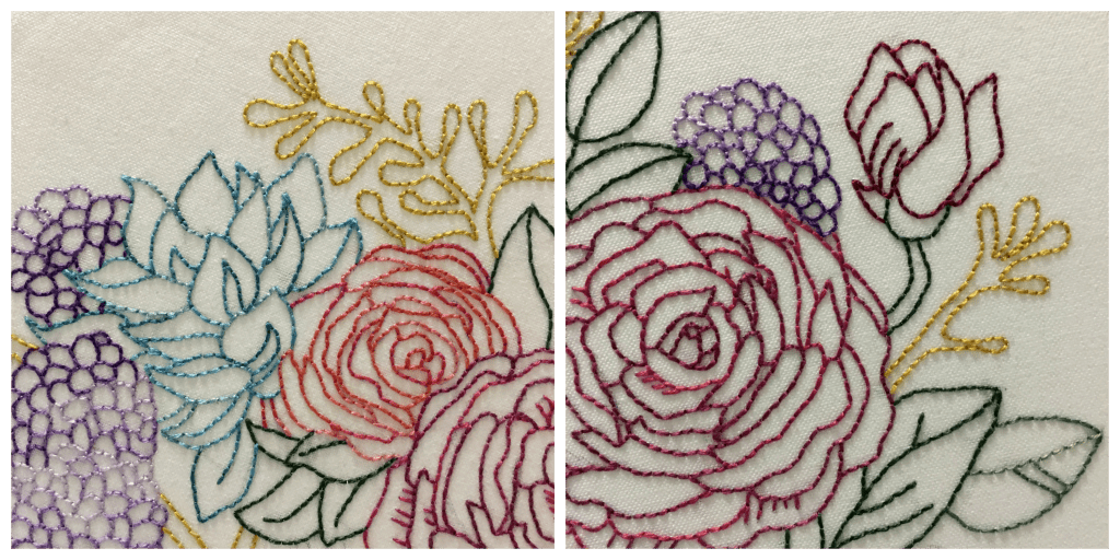 Analysing a Floral Stitchery – 3and3quarters